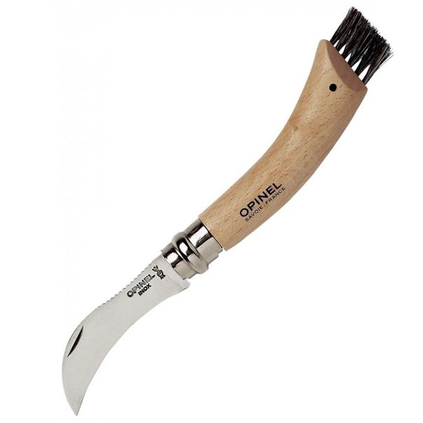 Нож грибной складной Opinel №8, нержавеющая сталь Sandvik 12C27 ...